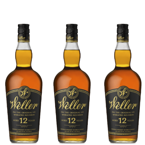 3 W.L. Weller 12 Year Old Bourbon Bundle - 750ml – Liquor Bar Delivery