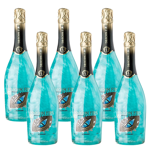 Dragon Fire Sparkling Wine-Blueberry Bundle | Liquor Bar Delivery