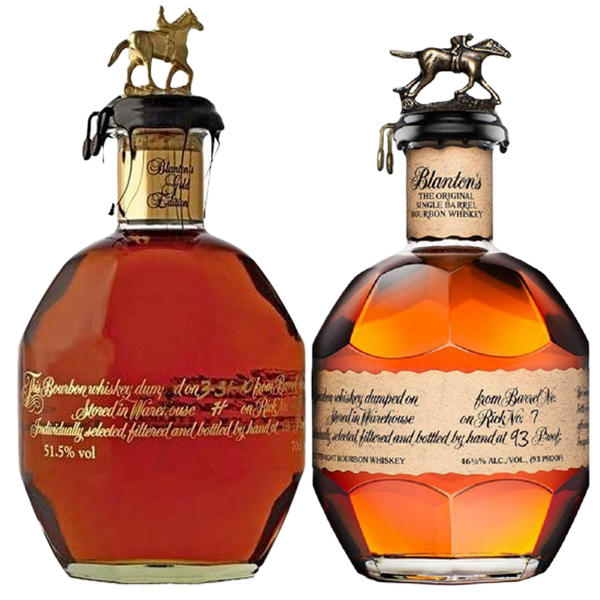Blanton’s Gold Edition & Blanton's Single Barrel Bourbon Bundle ...